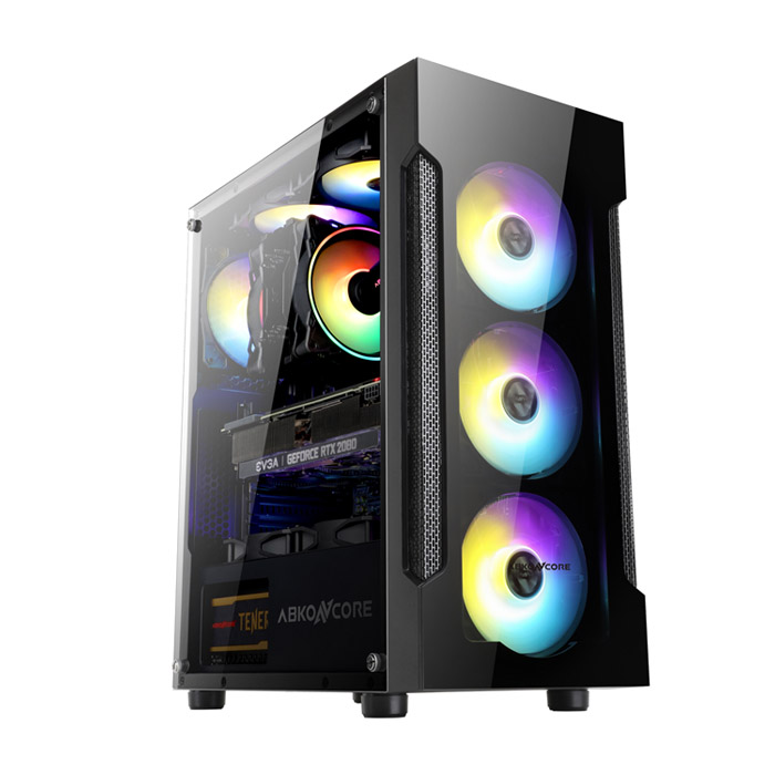 Abconcore T250 RGB Case Tempered Glass | ABKO-T250 - hypergamersuae