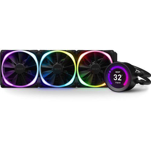 NZXT Kraken Z73 360mm AIO 360mm RGB CPU Liquid Cooler With LCD Display ...